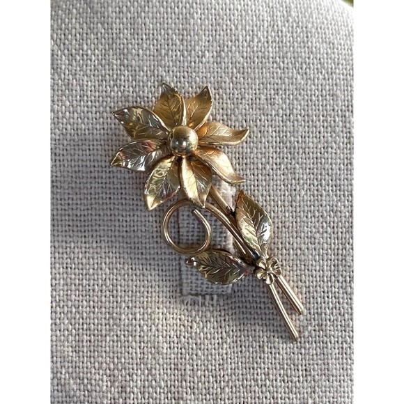 Winard | Jewelry | Vintage Winard 4k Gold Filled Flower Brooch Pin ...